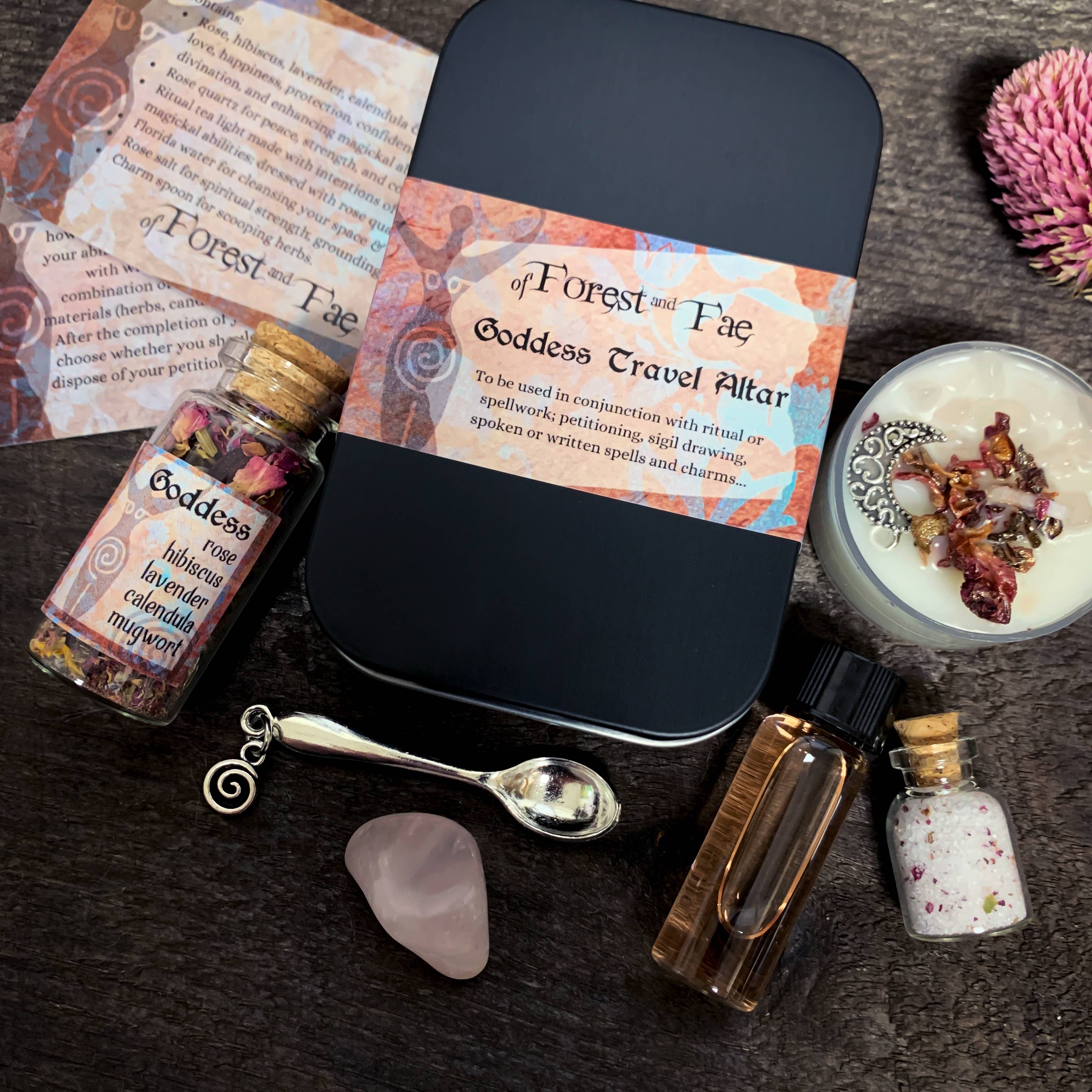 Goddess Travel Altar • Witch Kit for manifestation & spells – Back To ...